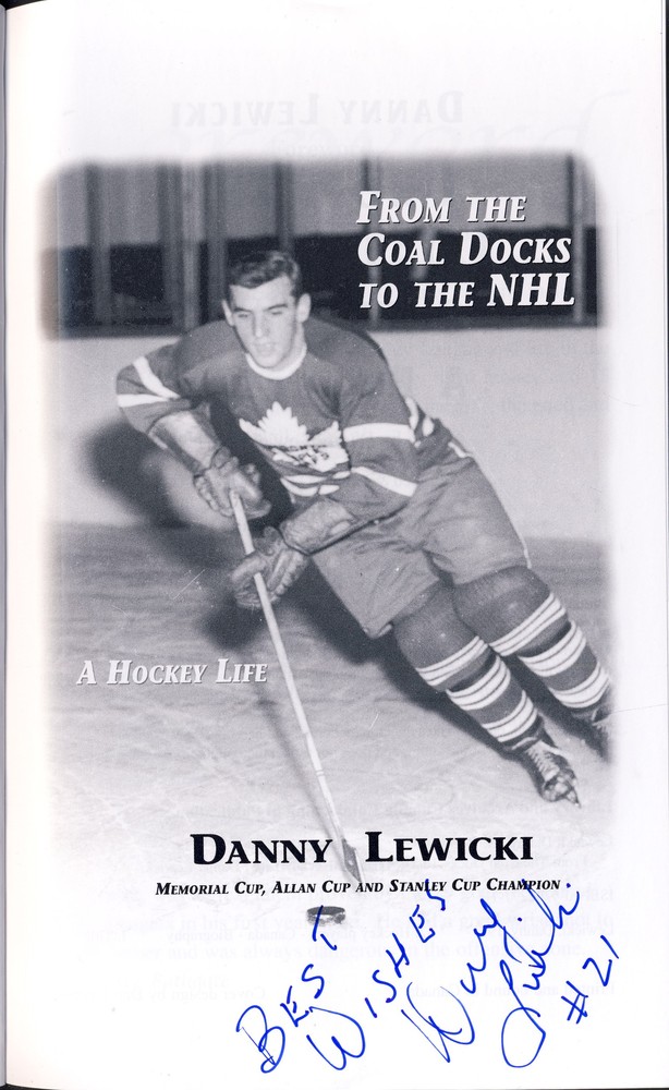 From The Coal Docks To The NHL - New Book By DANNY LEWICKI - Great ...