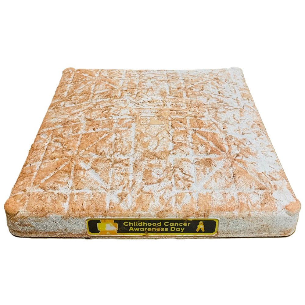 Game Used Second Base: Tampa Bay Rays v New York Yankees - Innings 1-9 ...