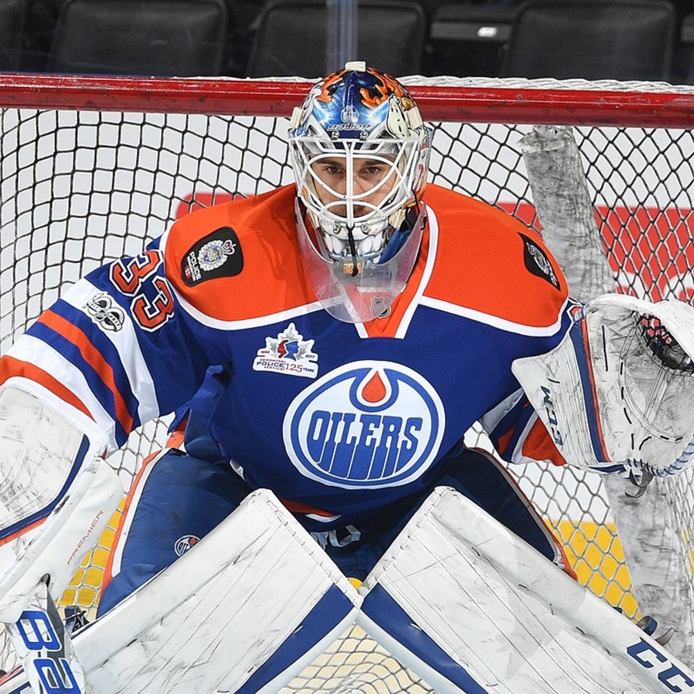 Cam Talbot #33 - Autographed Edmonton Oilers Pre-game Warm Up Worn ...