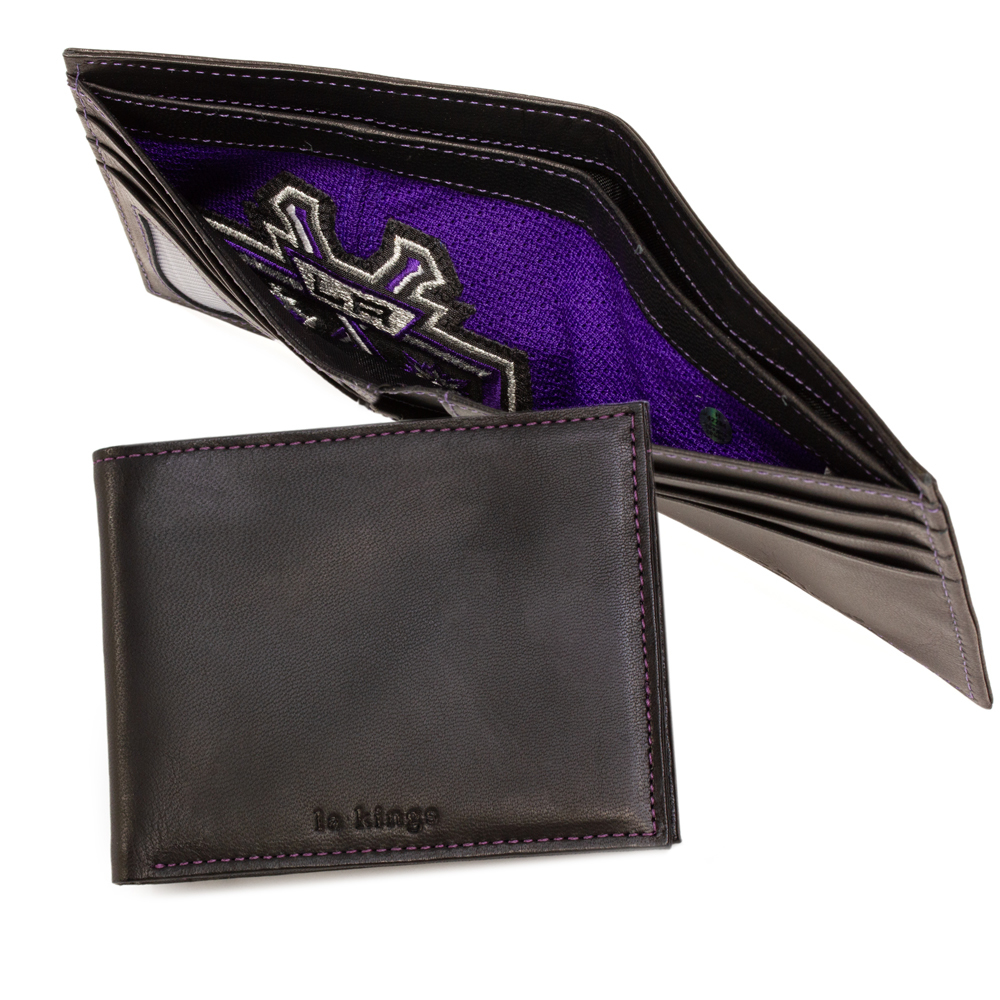 NHL Game Used Uniform Emblem Billfold Wallet - Los Angeles Kings - NHL ...