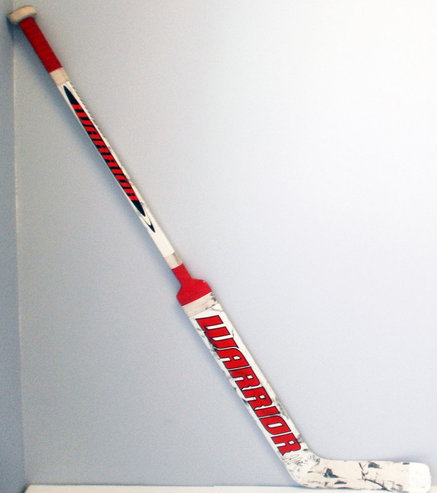 #37 Joni Ortio Game Used Stick - Autographed - Calgary Flames - NHL ...