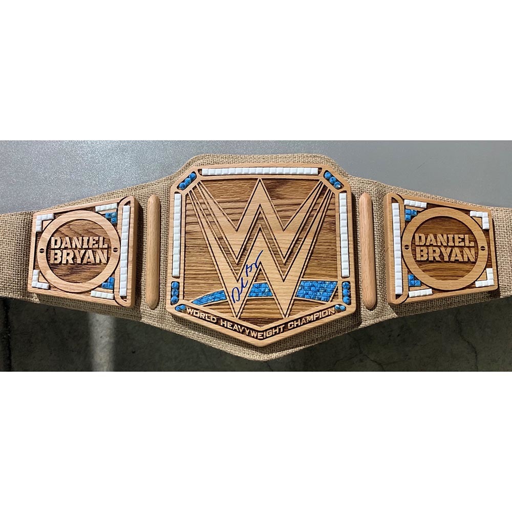 Daniel Bryan Autographed Replica Eco-Title | WWE Auction