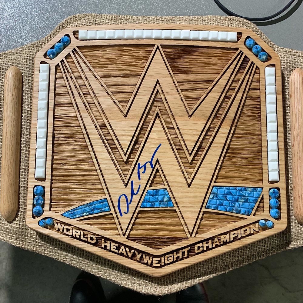 Daniel Bryan Autographed Replica Eco-Title | WWE Auction