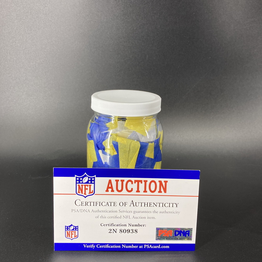 NFL - Rams Post Super Bowl 56 Confetti | The official auction site of ...