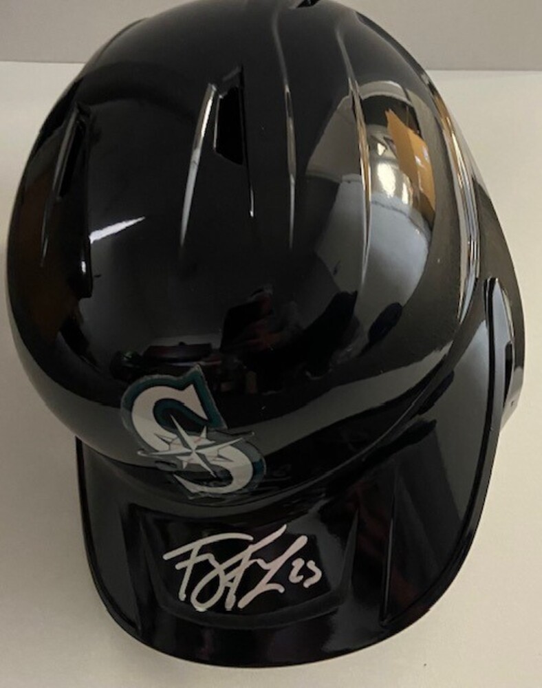 Ty France Autographed Mariners Helmet | MLB Auctions