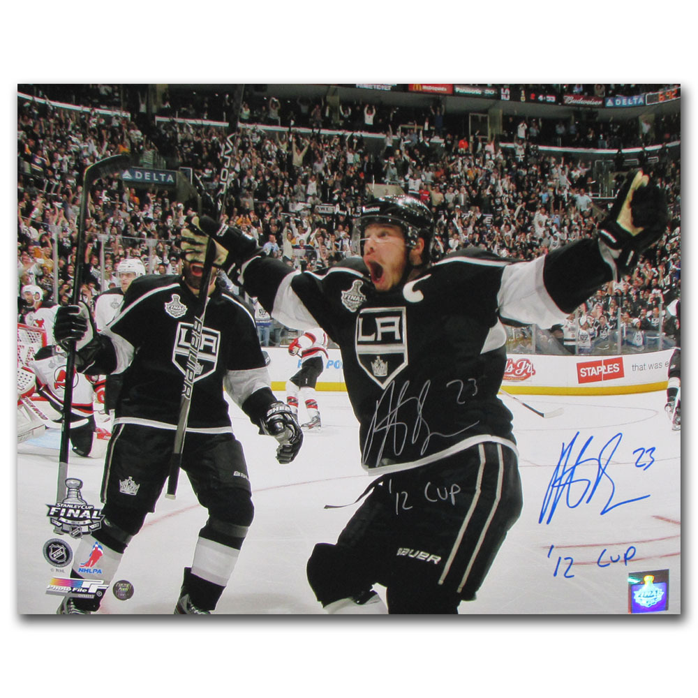 Dustin Brown Autographed Los Angeles Kings 16X20 Photo w/12 CUP ...
