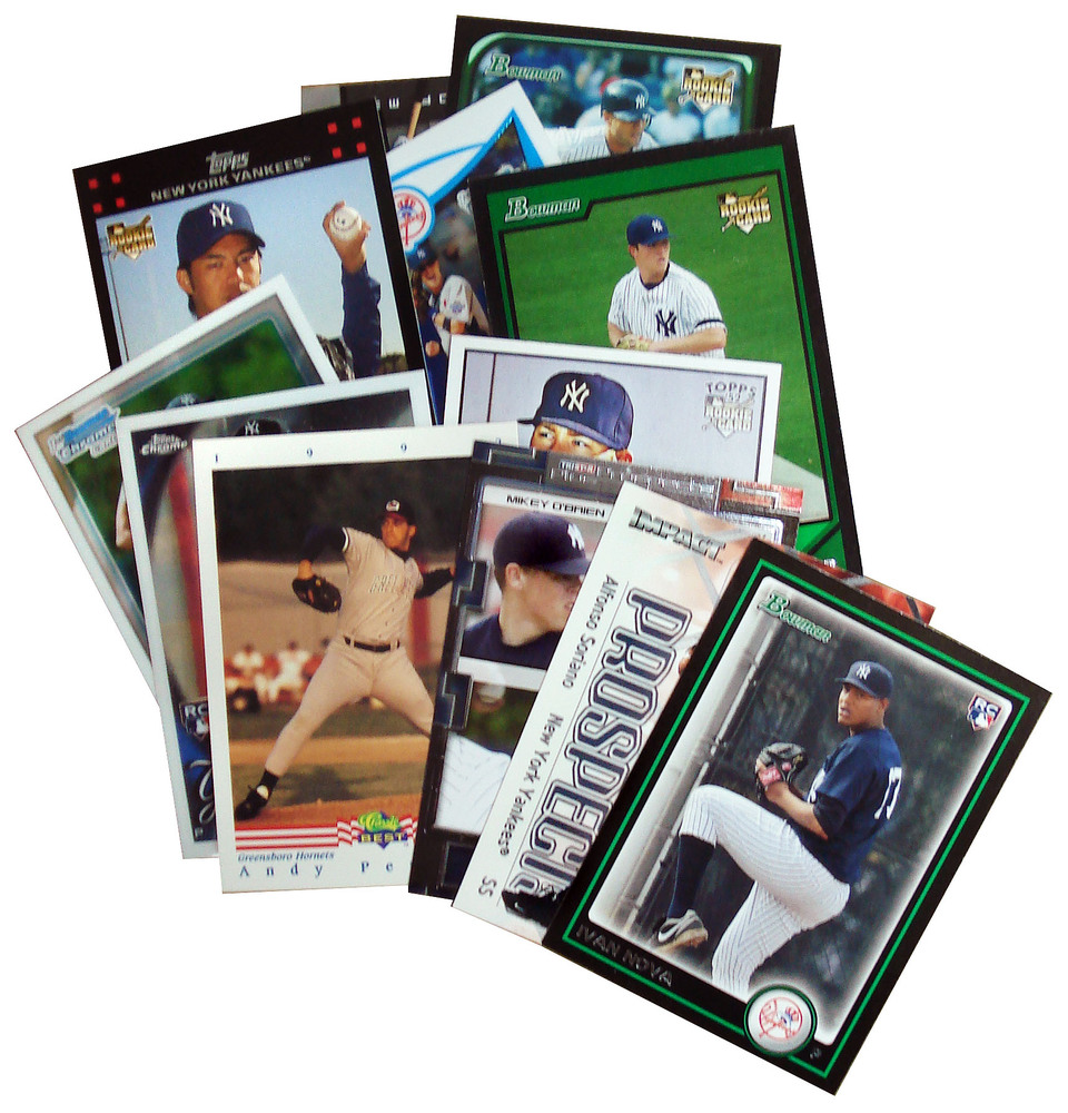 Lot of 40 New York Yankees Assorted Rookie/Prospect Cards | MLB Auctions