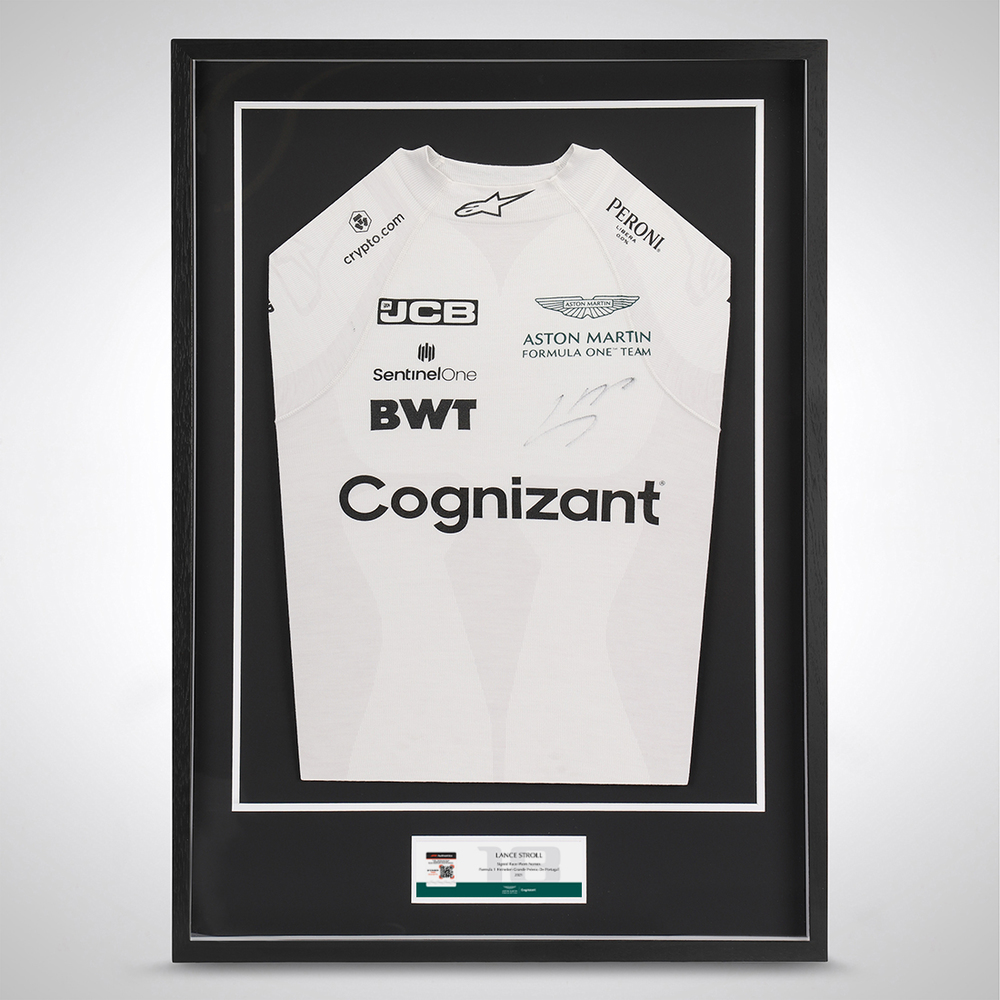 Lance Stroll 2021 Signed Race Used Nomex - Portuguese GP | F1 Authentics