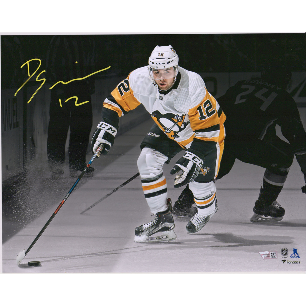 Dominik Simon Pittsburgh Penguins Autographed 11" x 14" Spotlight ...