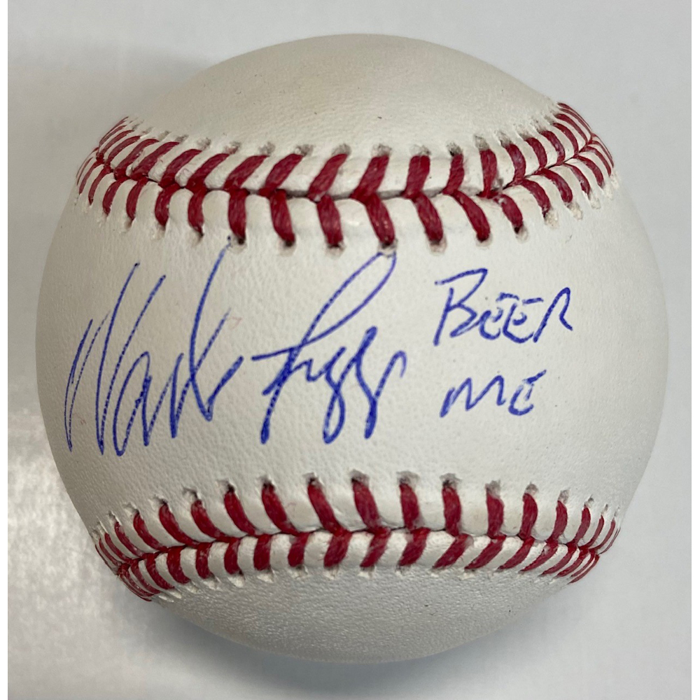 Wade Boggs Autographed "Beer Me" Baseball | MLB Auctions