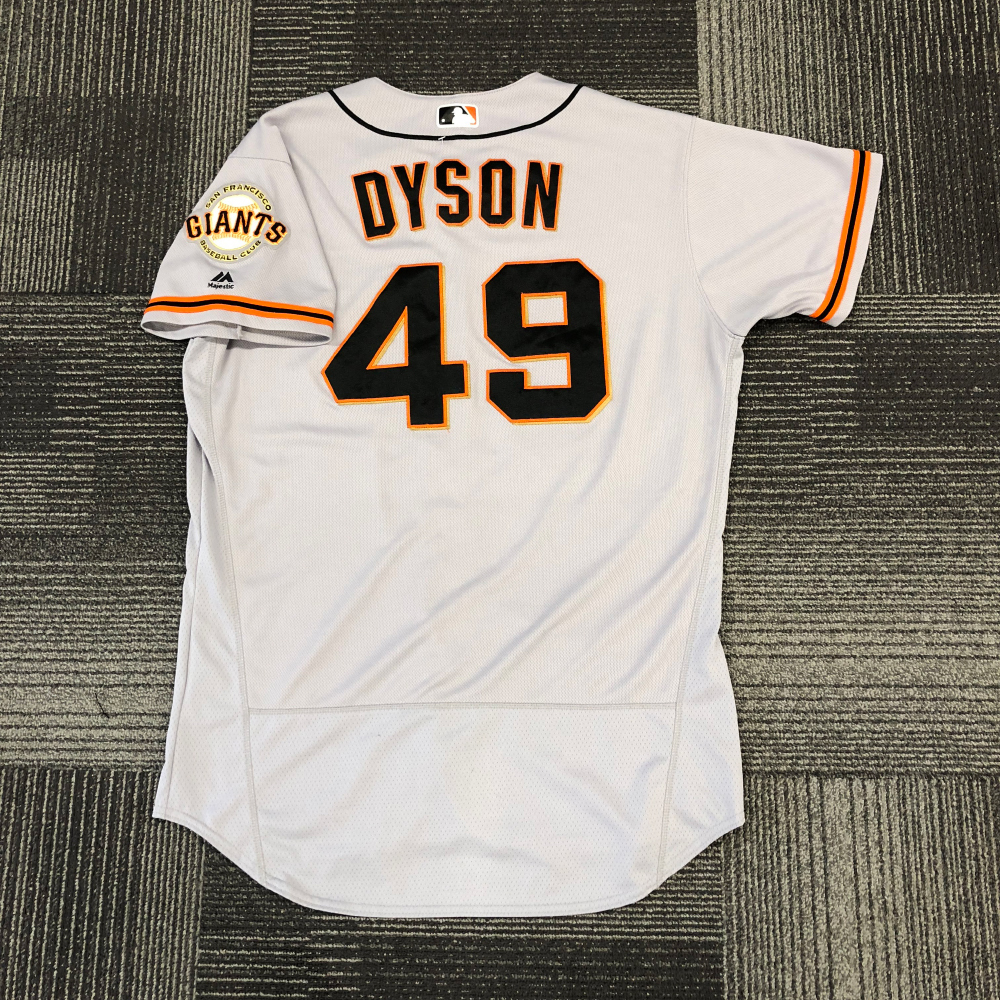 San Francisco Giants -2017 Game-Used Road Alternate Jersey worn by #49 ...