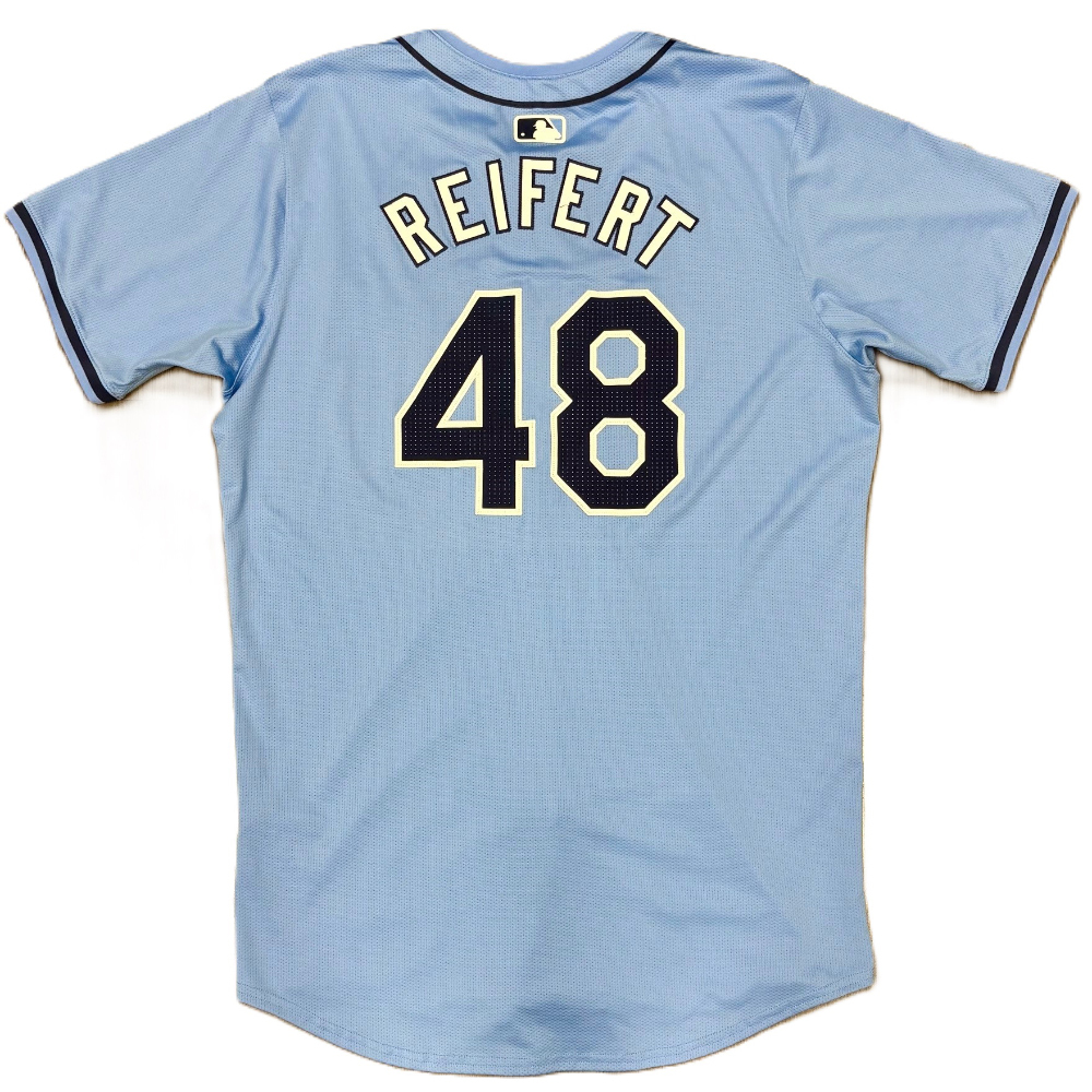 Game Used Spring Training Breakout Game Burst Jersey: Evan Reifert ...