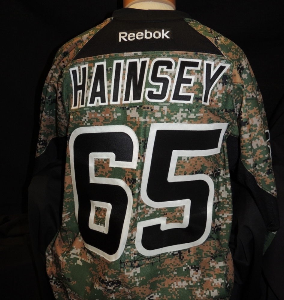 Carolina Hurricanes Authentic Military Appreciation Night Ron Hainsey ...