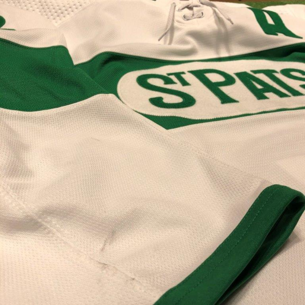 2020-21 St. Pats Jake Muzzin Game Worn Jersey | Real Sports Auction