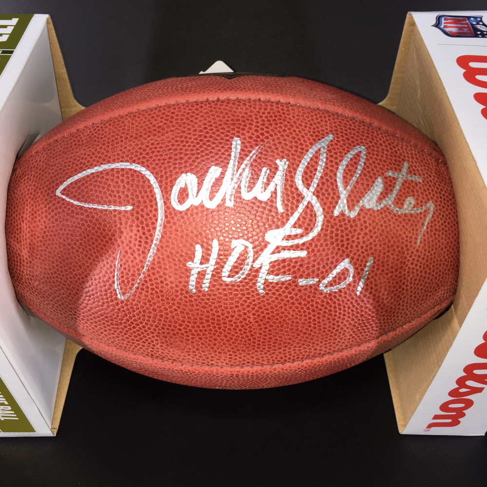 HOF - Rams Jackie Slater Signed Authentic Football | The official ...