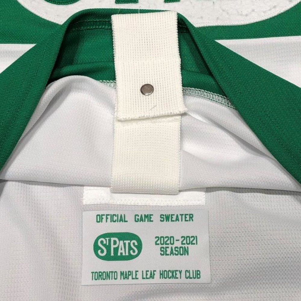 2020-21 St. Pats Jake Muzzin Game Worn Jersey | Real Sports Auction