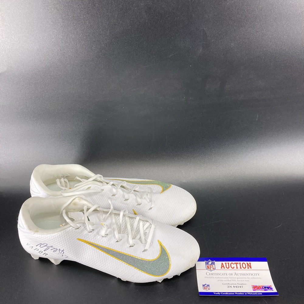 PCF - Packers Davante Adams Signed Game Used Cleats (2021 Season) | The ...