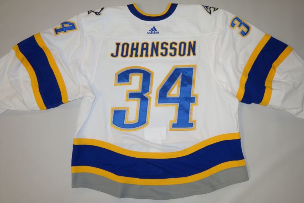 Jonas Johansson 2021 Buffalo Sabres Reverse Retro Jersey - NHL Auctions