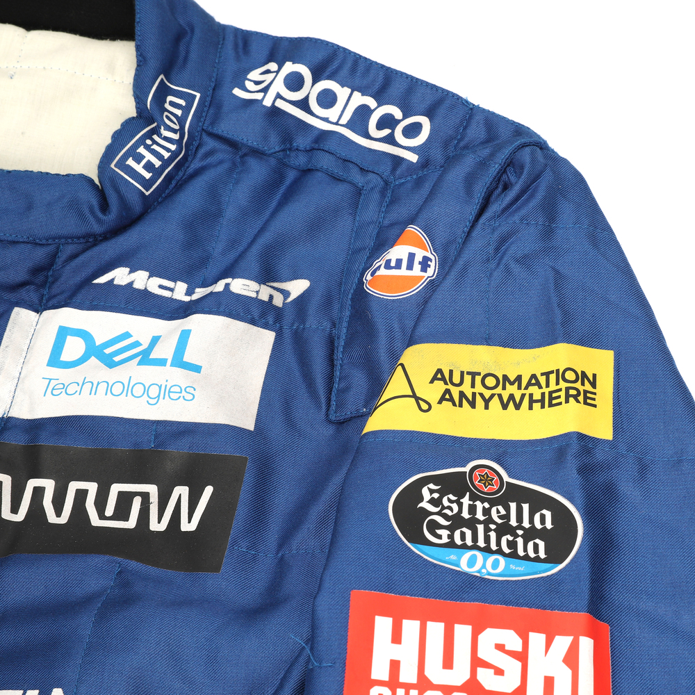 Carlos Sainz 2020 Mclaren F1 Team Race Used Race Suit F1 Authentics