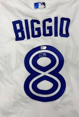 Cavan Biggio Autographed Authentic Blue Jays Jersey | MLB Auctions