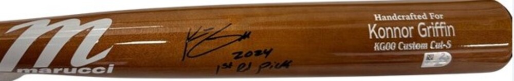 Konnor Griffin Autographed "2024 1st Round Pick" Game Model Bat | MLB ...