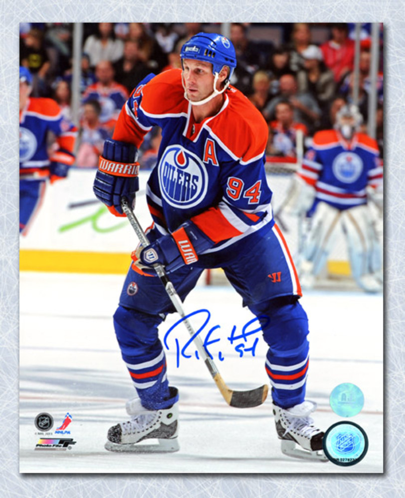 Ryan Smyth Edmonton Oilers Autographed Game Action 16x20 Photo - NHL ...