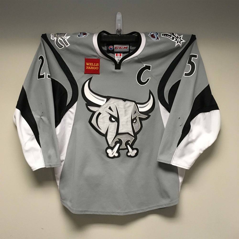AHL Authentic - San Antonio Rampage Captains Jersey Worn and Signed by ...
