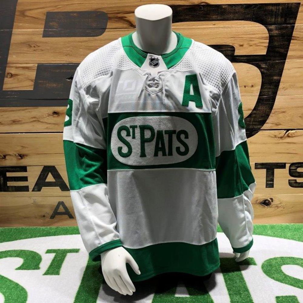 2020-21 St. Pats Jake Muzzin Game Worn Jersey | Real Sports Auction