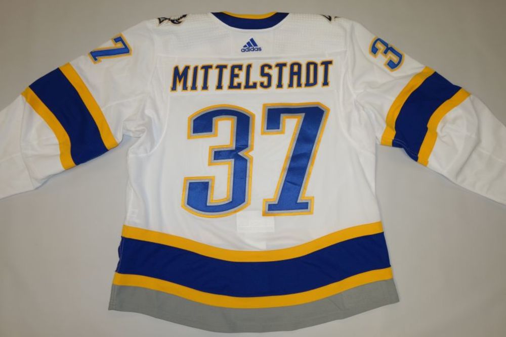 Casey Mittelstadt 2021 Buffalo Sabres Reverse Retro Jersey - NHL Auctions