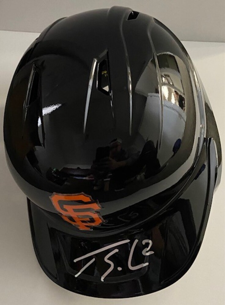 Jorge Soler Autographed Giants Helmet | MLB Auctions