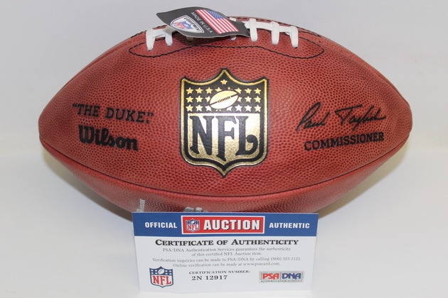 49ERS - LARRY ALLEN SIGNED AUTHENTIC FOOTBALL | The official auction ...