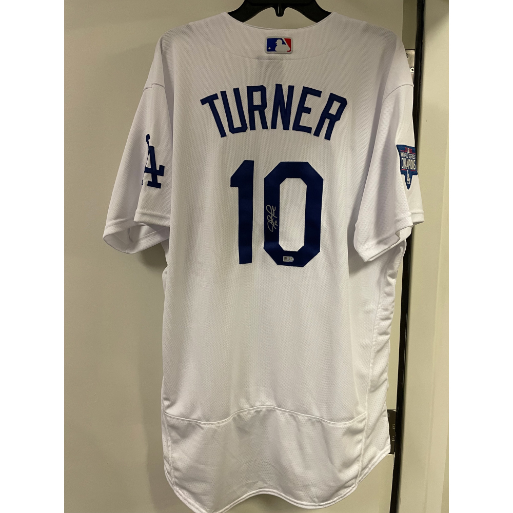 Justin Turner Authentic Autographed Los Angeles Dodgers Jersey | Los ...