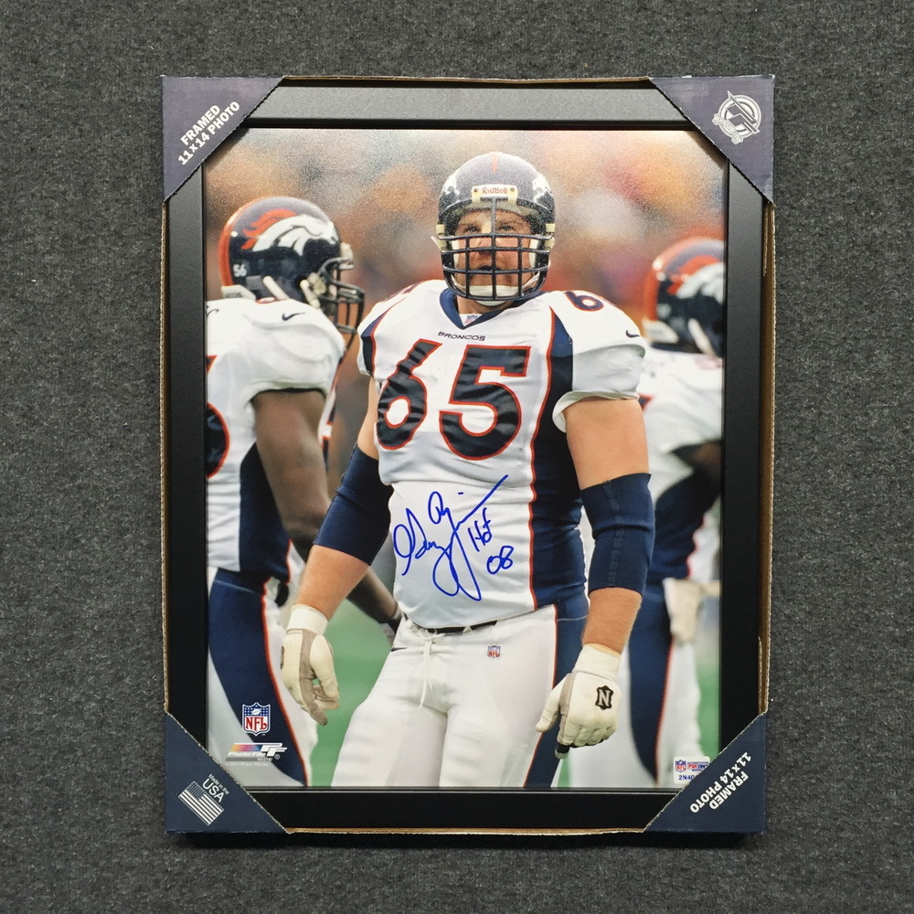 HOF - BRONCOS GARY ZIMMERMAN SIGNED 11X14 FRAMED PICTURE | The official ...