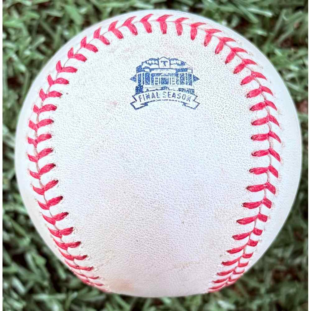 Game-Used Baseball: Emmanuel Clase Strikeout (Career Strikeout #16) and ...
