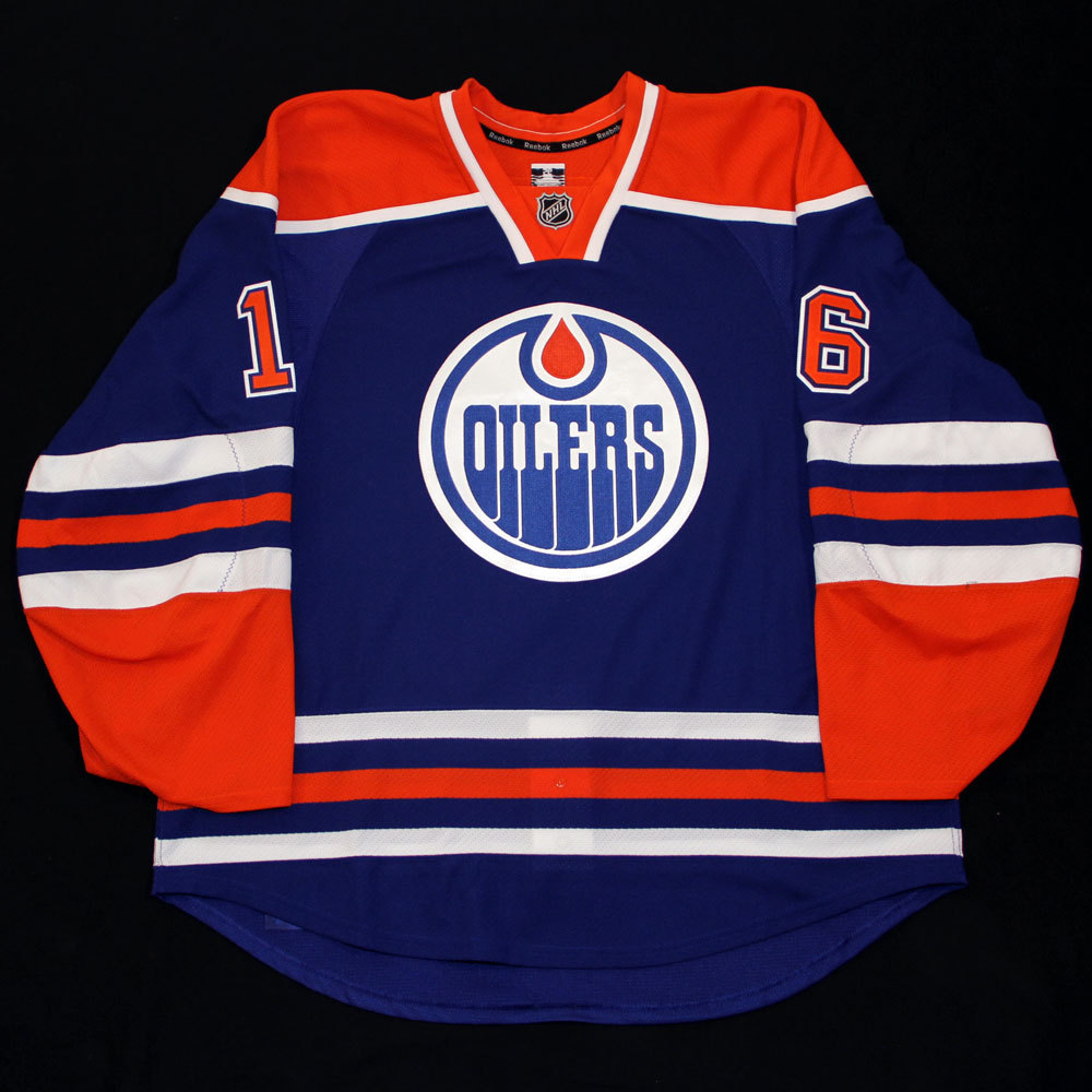 Teddy Purcell #16 - Autographed 2015-16 Edmonton Oilers vs Washington ...