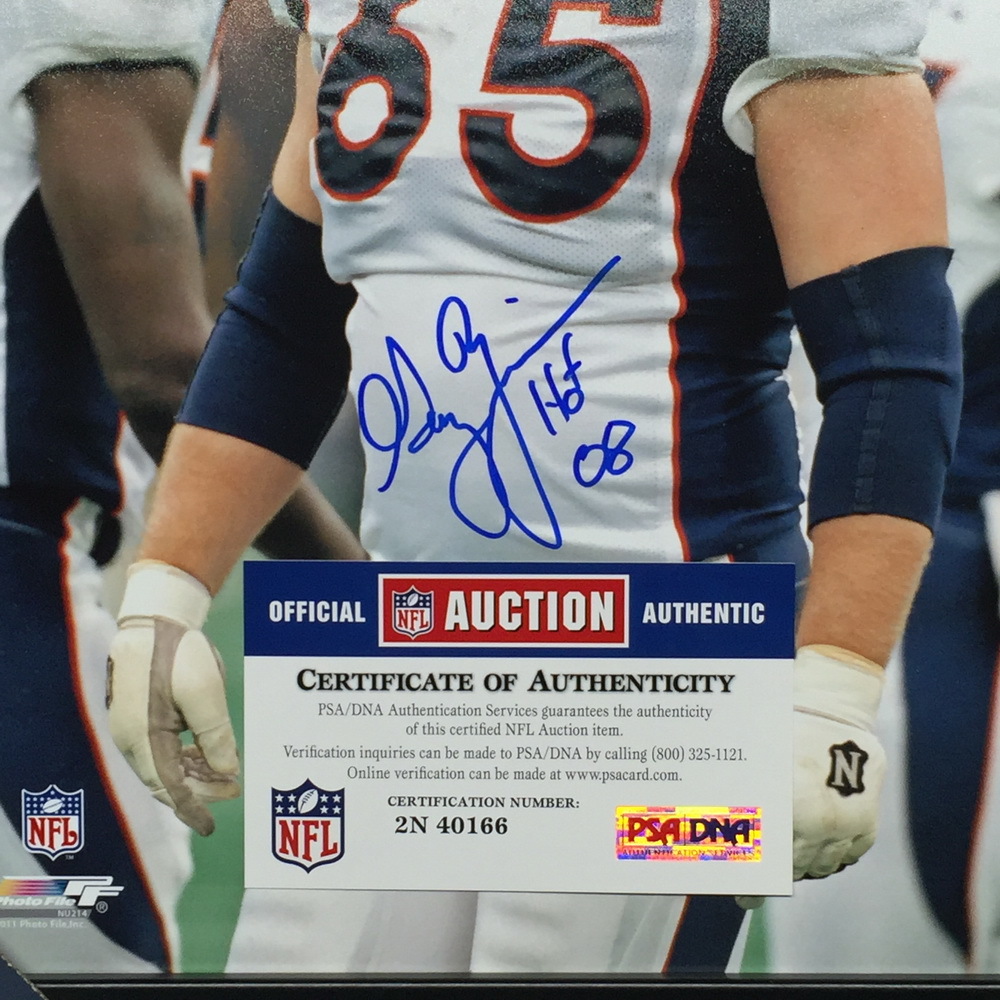 HOF - BRONCOS GARY ZIMMERMAN SIGNED 11X14 FRAMED PICTURE | The official ...