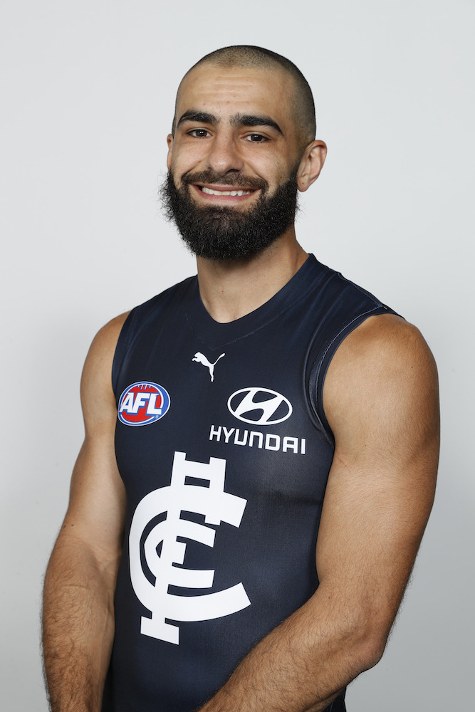 2021 AFL Home Guernsey - Adam Saad | The Carlton Shop Auctions