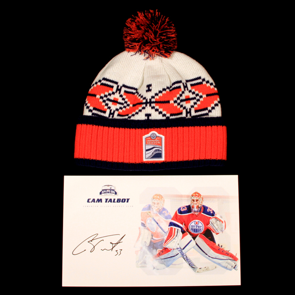 Cam Talbot #33 - Autographed Edmonton Oilers Player Card And Hockey ...