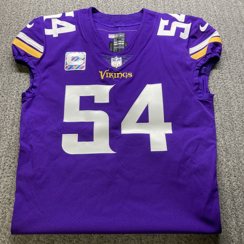Crucial Catch - Vikings Eric Kendricks Signed Game Issued Jersey 2022 ...