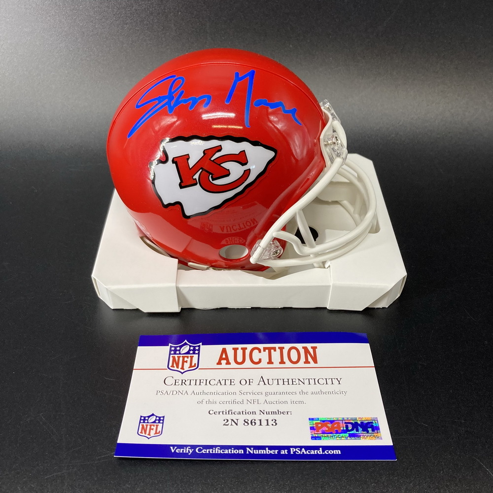NFL - Chiefs Skyy Moore signed Chiefs Mini Helmet | The official ...