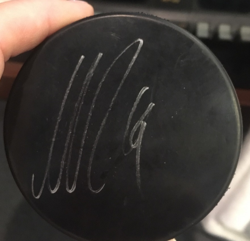 Wednesday Night Hockey Autographed Puck - Player Nicklas Backstrom - 10 ...