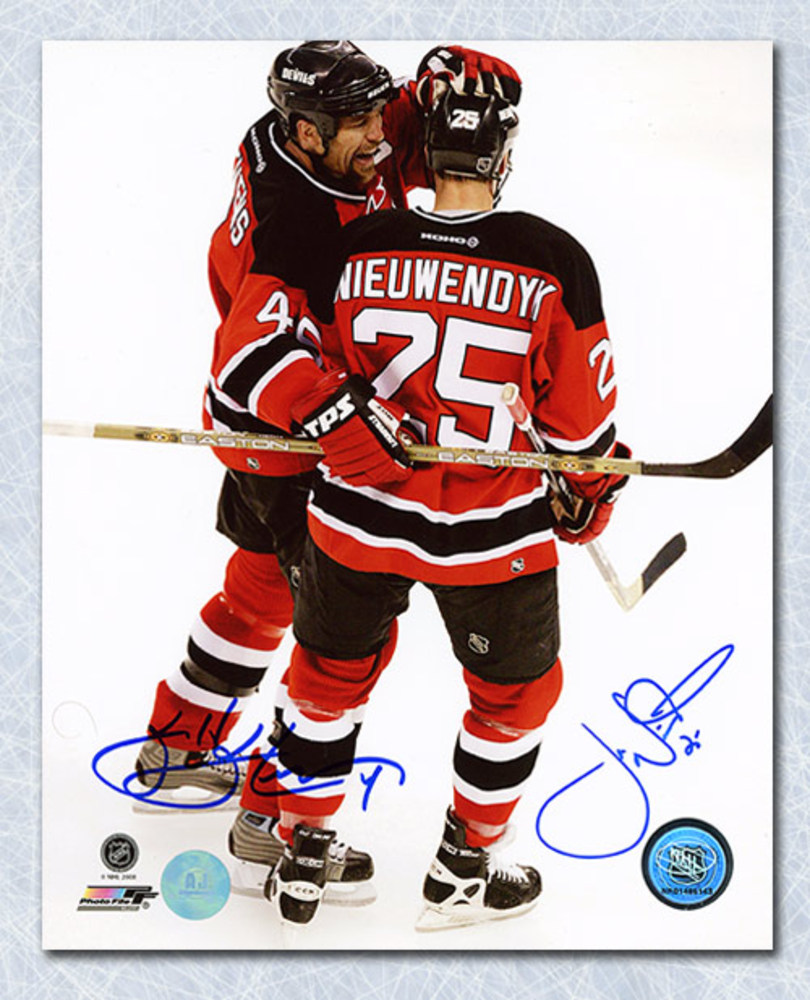 Scott Stevens & Joe Nieuwendyk Autographed New Jersey Devils 8x10 Photo ...