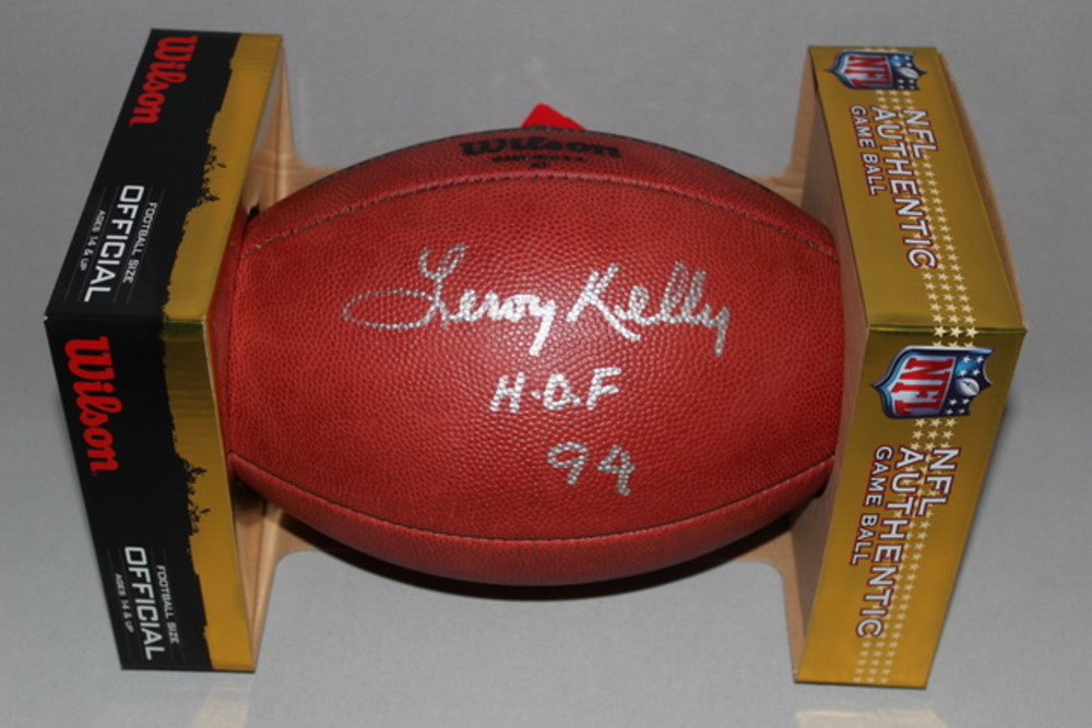 HOF - BROWNS LEROY KELLY SIGNED AUTHENTIC FOOTBALL | The official ...