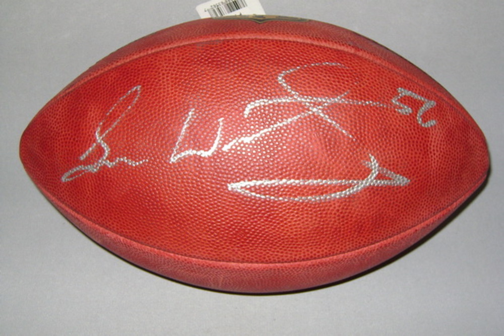 FALCONS - SEAN WEATHERSPOON SIGNED AUTHENTIC FOOTBALL | The official ...