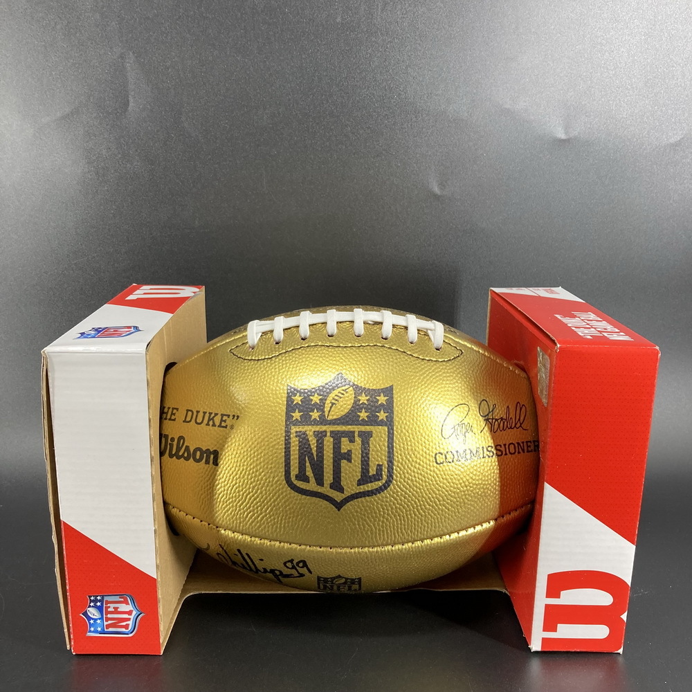 NFL Honors - Bills Harrison Phillips Signed Gold NFL Honors Football ...