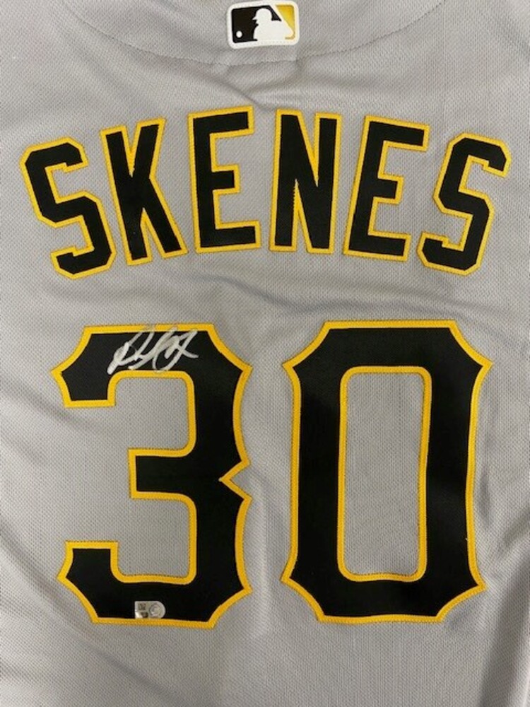 Paul Skenes Autographed Pirates Authentic Grey Jersey | MLB Auctions