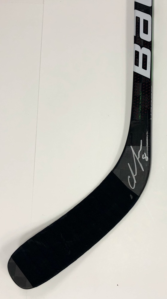 #8 Christopher Tanev Game Used Stick - Autographed - Calgary Flames ...