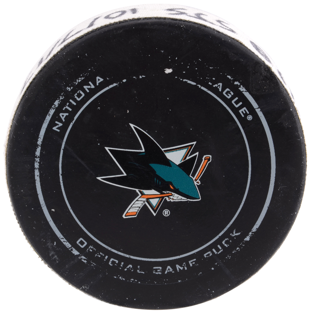 Anze Kopitar Los Angeles Kings Game-Used Goal Puck from October 7, 2017 ...