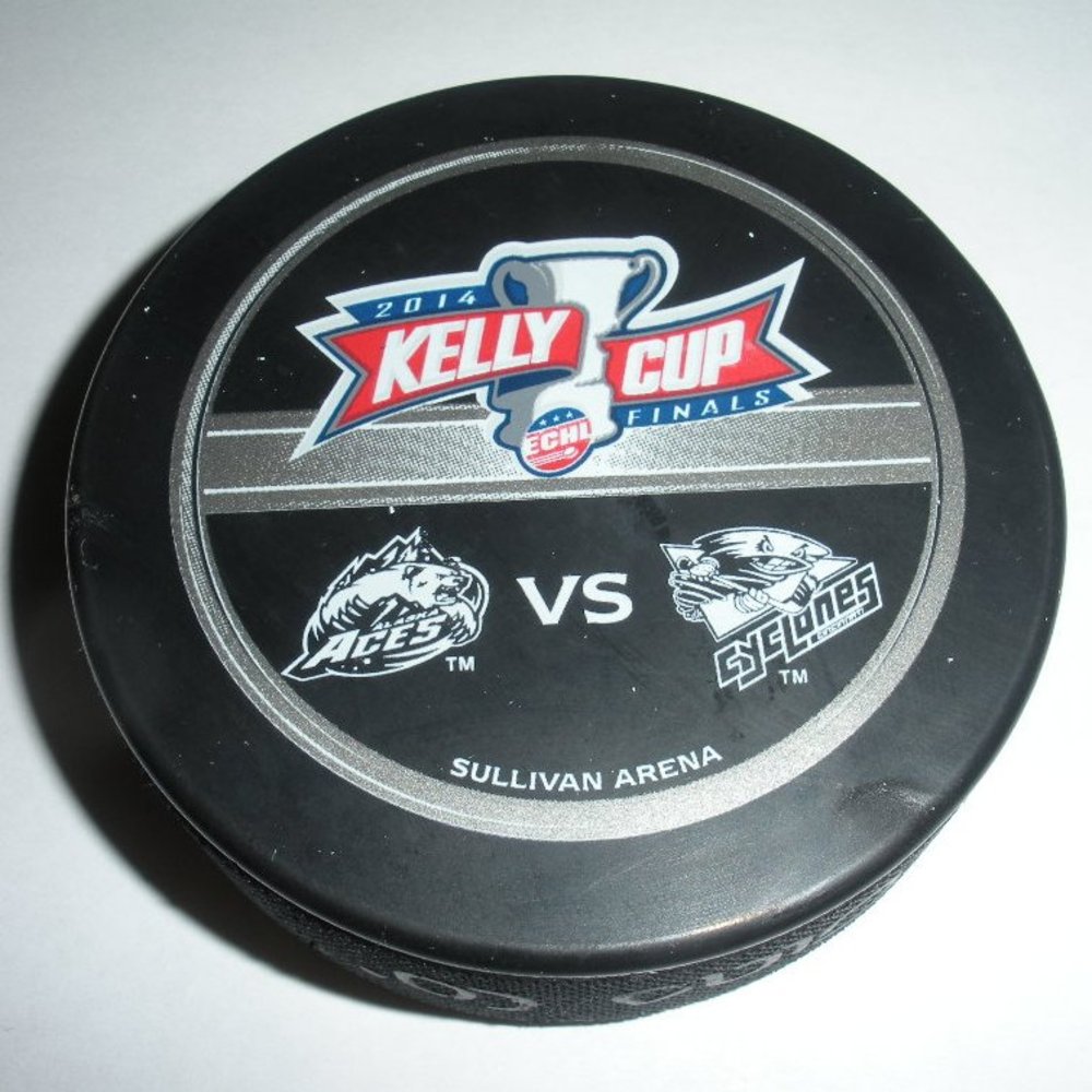 2014 Kelly Cup Finals Goal Puck - Game #1 - Jordan Morrison - Alaska ...