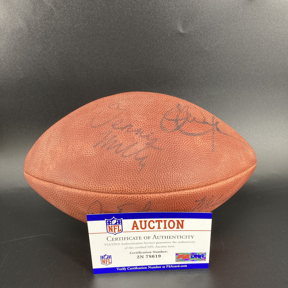 NFL Auction | NFL - Authentic Football Signed by Monday Night Football ...